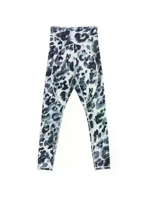 Adidas By Stella McCartney Animal Print Performance Trousers - White
