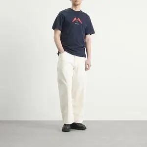 FORET Pennant T-shirt - Navy