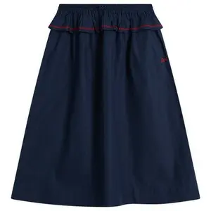 DAMSON MADDER Sigrid Midi Skirt - Navy