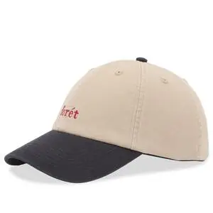 FORET Hawk Washed 2-tone Cap - Khaki/navy