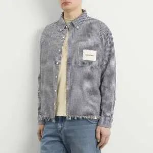 BRAM'S FRUIT Distressed Farmer’s Shirt Ls