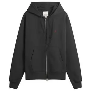 Gramicci One Point Zip Hoodie - Vintage Black