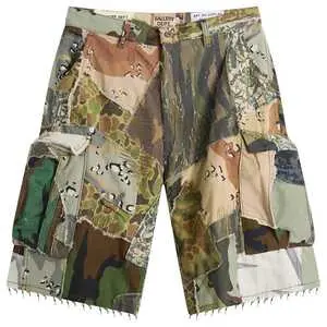 GALLERY DEPT. Retouche Camo Patchwork Kenzie Shorts - Mixed Camo
