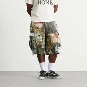 GALLERY DEPT. Retouche Camo Patchwork Kenzie Shorts