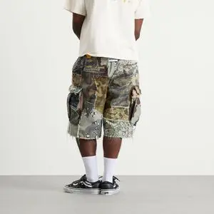 GALLERY DEPT. Retouche Camo Patchwork Kenzie Shorts
