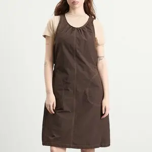 Gramicci Nylon Midi Dress - Chocolate