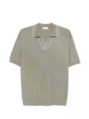 PAOLO PECORA V-neck T-shirt - Brown