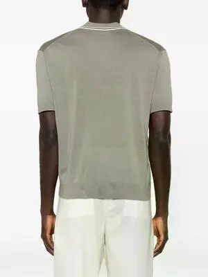 PAOLO PECORA V-neck T-shirt - Brown