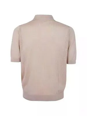 Tagliatore Buttoned Knitted Polo Shirt