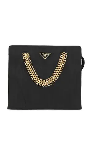 FWRD RENEW Prada Vintage Tessuto Tote - Black