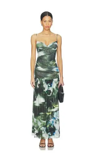 Misa Tala Dress - Green