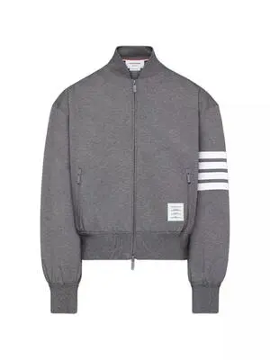 Thom Browne Four-stripe Zip Jacket - Grey