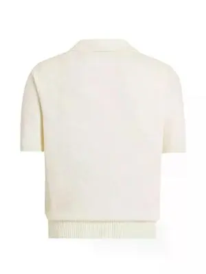 Dolce & Gabbana Cotton Blend Polo Shirt - Neutrals