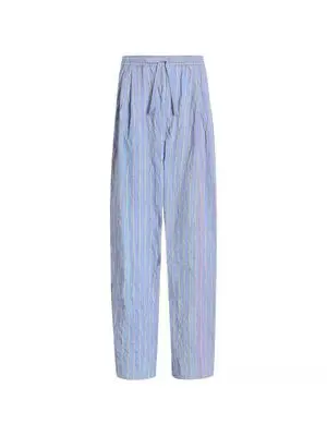 Dolce & Gabbana Viscose Vanity Trousers - Blue