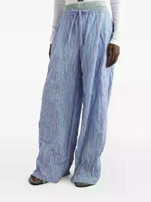 Dolce & Gabbana Striped Jacquard Trousers - Blue
