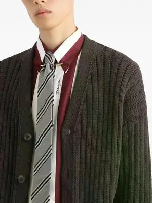 Dolce & Gabbana Cotton-blend Cardigan - Brown