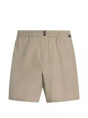 Dolce & Gabbana Cotton Poplin Boxer Shorts - Neutrals