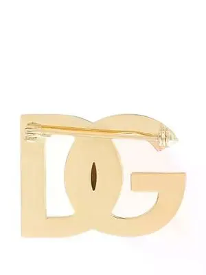 Dolce & Gabbana Rhinestone Logo Brooch