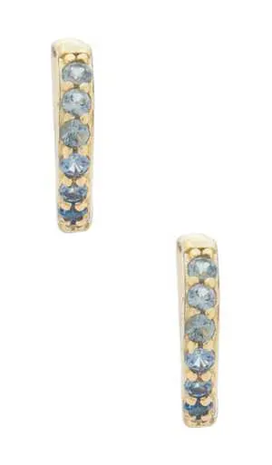 Shashi Micro Teeny Tiny Pave Huggie