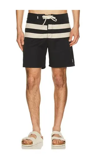 RHYTHM Heritage Stripe Trunk - Black