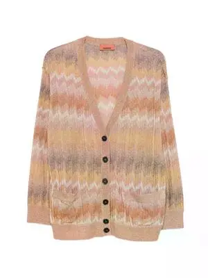 Missoni Zigzag Button Cardigan - Brown