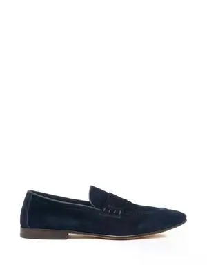 Bally Elios Suede Slip-on Loafers - Blue
