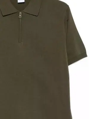 Aspesi Zip-neck Knit Polo Shirt