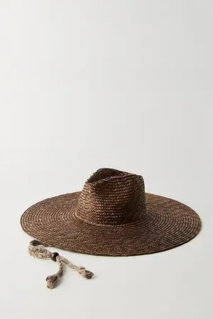 Free People So Coastal Wide Brim Hat - Coffee