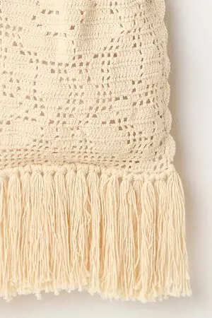 Anna Sui Rose Crochet Shoulder Bag