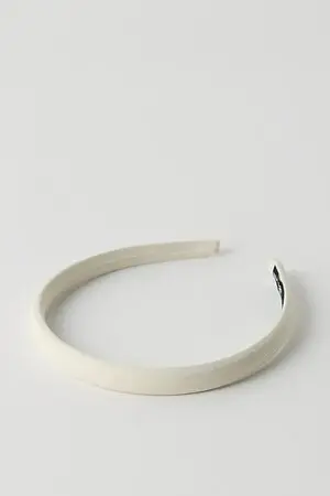 Free People Brynn Skinny Headband - Solid Ivory