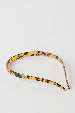 Free People Bertie Skinny Resin Headband - Tort
