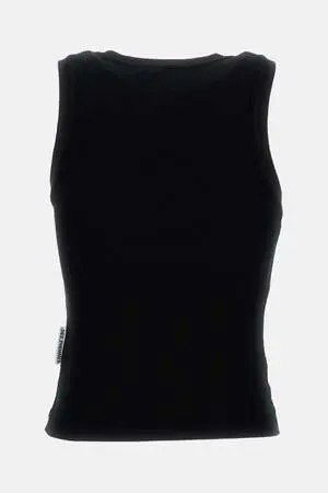 DES_PHEMMES Embellished Tank Top - Black