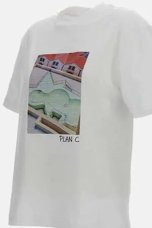 Plan C Printed T-shirt - Bianco