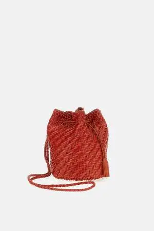 Dragon Diffusion Pom-pom Bucket Bag