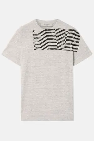 GOLDEN GOOSE Flag Print T-shirt