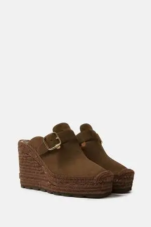 Stella McCartney Gaia Suede Clogs