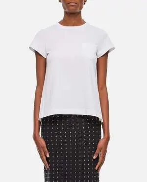 Sacai Cotton T-Shirt White