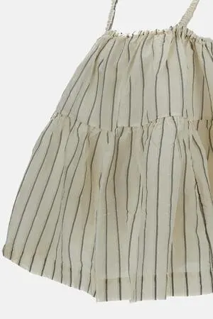 CASEY & CASEY Sleeveless Striped Silk Top