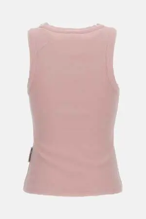 DES_PHEMMES Embellished Tank Top - Rose