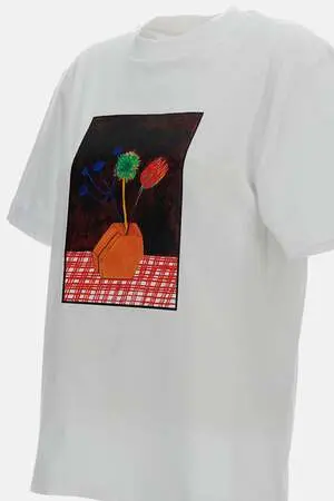 Plan C Printed T-shirt - Bianco