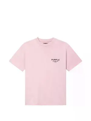 PURPLE BRAND Logo-print T-shirt - Pink