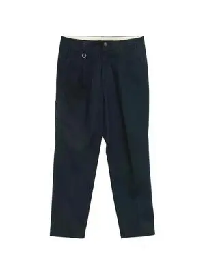 PAOLO PECORA Belt-loops Trousers - Blue