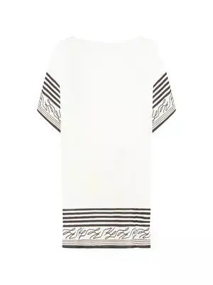 Karl Lagerfeld Autograph Sheer T-shirt - White