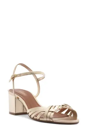 AREZZO Nina Ankle Strap Sandal - Platino