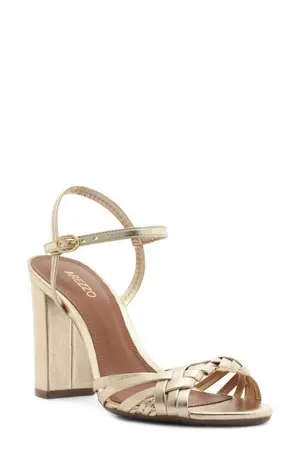 AREZZO Nina Ankle Strap Sandal - Platino