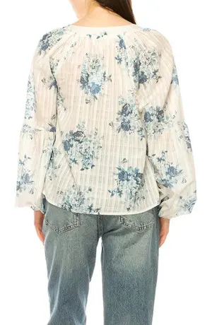 A COLLECTIVE STORY Floral Button-up Top