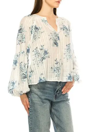 A COLLECTIVE STORY Floral Button-up Top