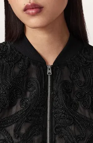 ALLSAINTS Jade Embroidered Bomber Jacket