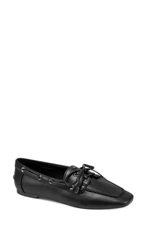 Dkny Delmar Boat Shoe - Black