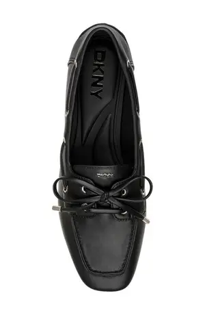 Dkny Delmar Boat Shoe - Black